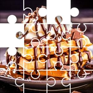 每日Jigsaw JigZone: 2025-01-20 Waffles With Chocolate